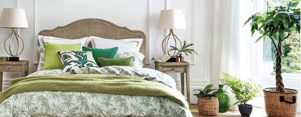 Feather and black sienna rattan store